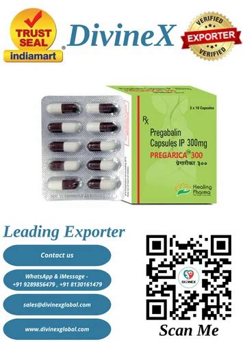 Pregica Pregabalin 300mg Capsules At Rs 300 Stripe Ghaziabad Id 2854649461962