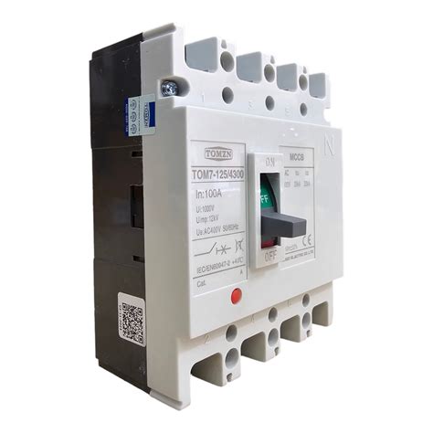 Tomzn Tom7 125 4300 100a 4p Mccb Breaker Three Phase Disconnector Swit