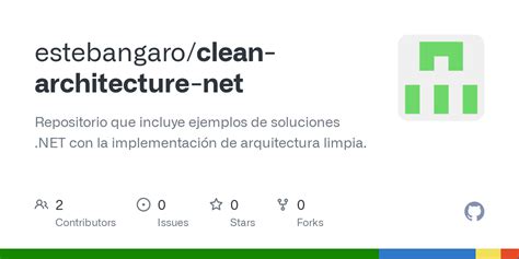 Github Estebangaroclean Architecture Net Repositorio Que Incluye