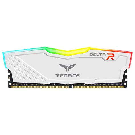 Delta Rgb Ddr4 Desktop Memory White 8gb 1x8gb 3200mhz Cl16 Teamgroup