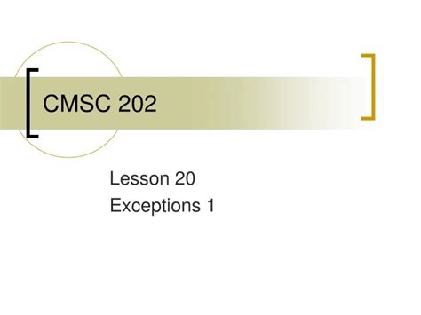 Ppt Cmsc 202 Powerpoint Presentation Free Download Id9644809