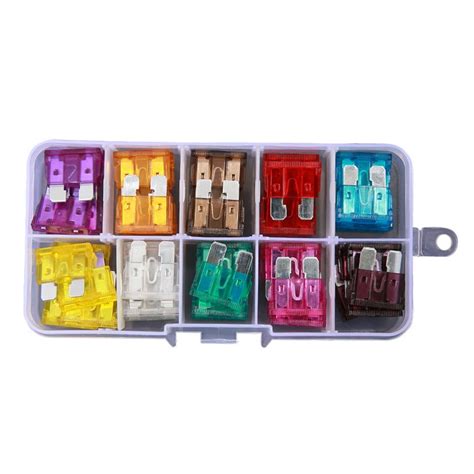 Rozyard 50pcs Car Fuses Assortment Replacment Automotive Fuses For Car Motorcycles Truck