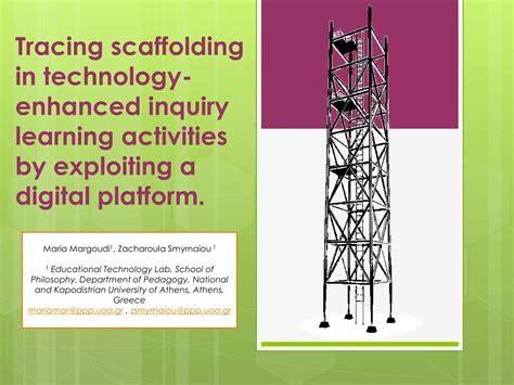 Tracing Scaffolding In Technology Enhanced Inquiry Learning Activities By Exploiting A Digital