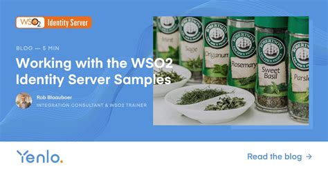 Working With The WSO Identity Server Samples Yenlo