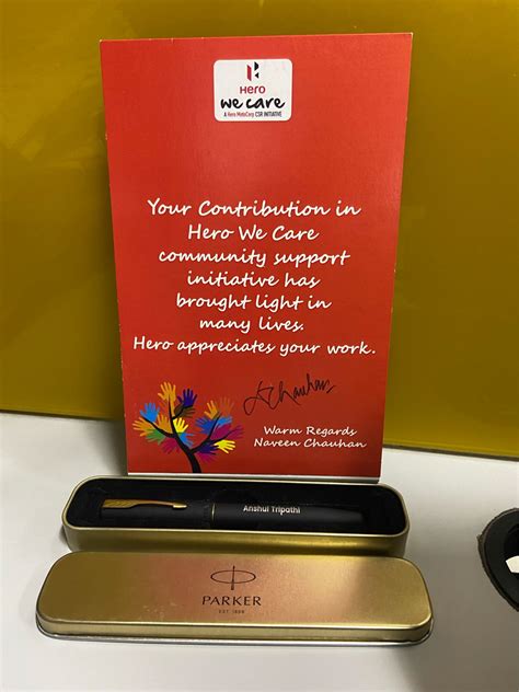 Anshul Tripathi On Linkedin Thank You Heromotocorp It Always Feels Good To Be Recognised