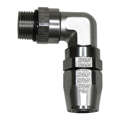 Deatschwerks 10an Orb Female Swivel 90 Degree Hose End Cpe Dw Titanium