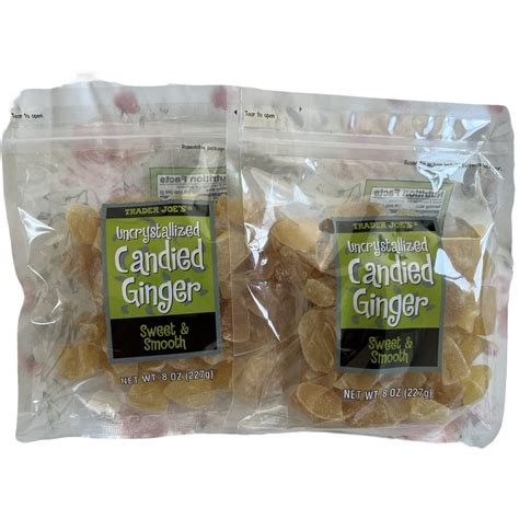 Trader Joes Uncrystallized Candied Ginger Sweet And Smooth