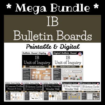 IB Bulletin Board Display MEGA Bundle Digital Printable IB PYP Or MVP