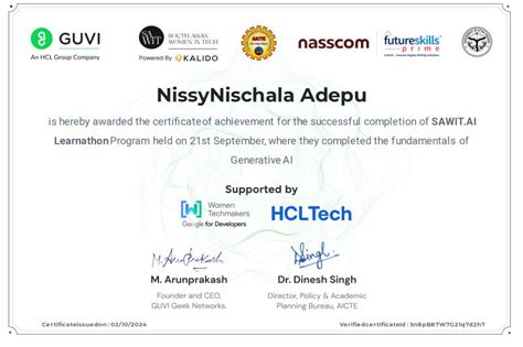 nissynischala adepu on linkedin generative ai breakthecode