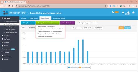 optimize energy usage with iammeter analysis tool
