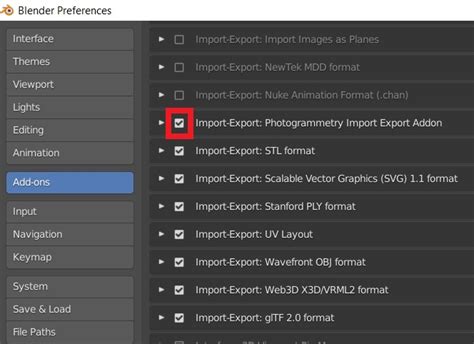 Installation Instructions — Blender Addon Photgrammetry Importer 200 Documentation