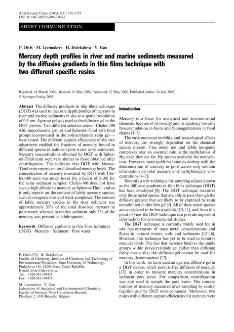 Anal Bioanal Chem 2005