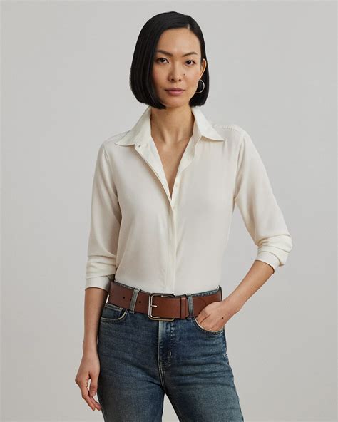 Classic Fit Crepe Shirt