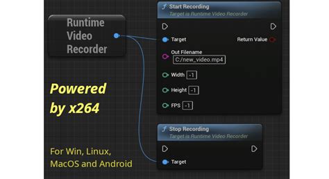 Runtime Video Recorder X264 In Code Plugins Ue Marketplace