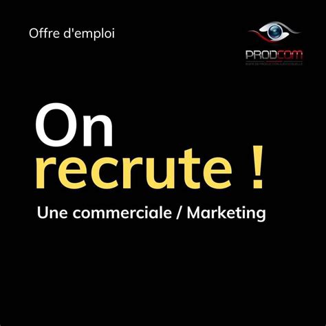 🎥prodcom Cherche Une Commerciale Freelance Qui A De Lexpérience Dans