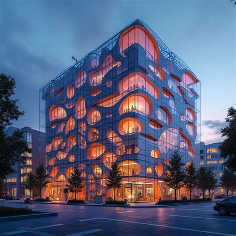 Deconstructivism Style Bus Station Design Ideas