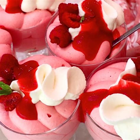 Ultimate Raspberry Mousse Recipe Very Light And Airy