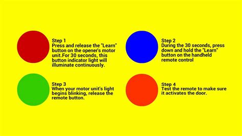 How To Reset A LiftMaster Remote Control YouTube