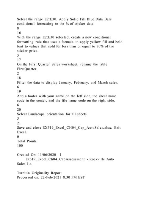 Grader Instructions Excel 2019 Projectexp19 Excel Ch04 Capassess DOCX