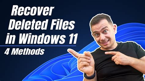 4 Ways To Recover Deleted File In Windows 111087 Tenorshare 4ddig Youtube
