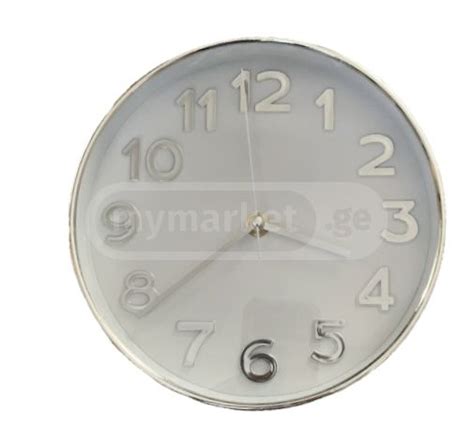 კედლის საათი ელემენტზე დიამეტრი 30 სმ მეორადი და ახალი ნივთების ყიდვა გაყიდვის პლატფორმა