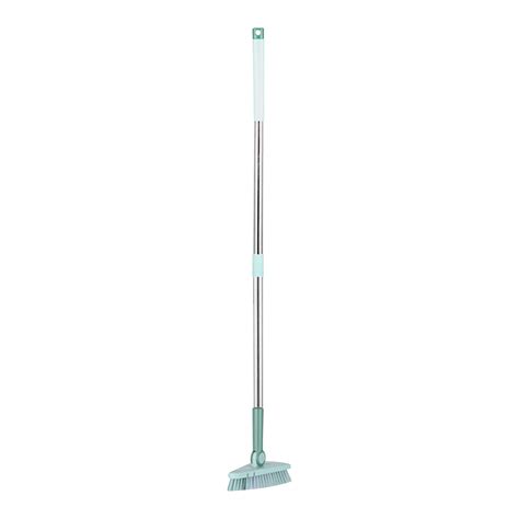 scalable rotatable long extendable handle removable tub bathroom tile scrub brush scrubber