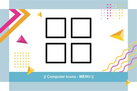 Computer Icon Menu Graphic By Adbanggemilang · Creative Fabrica