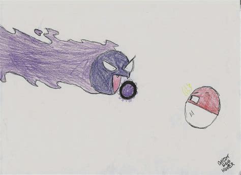 Ghastly Vs Voltorb By Ghost666hunter On Deviantart