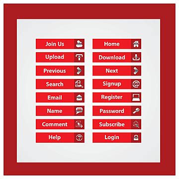 Web Design Buttons Theme Upload Site Website Vector Upload Site