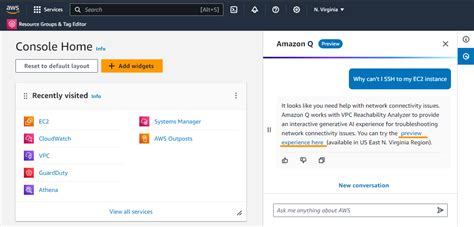 Amazon Q It 전문가와 개발자을 위한 생성형 Ai 기반 도우미 미리 보기 Amazon Web Services