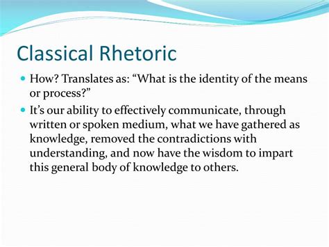 Ppt The Trivium Powerpoint Presentation Free Download Id1877679