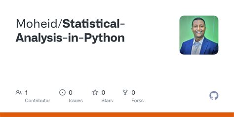 GitHub Moheid Statistical Analysis In Python