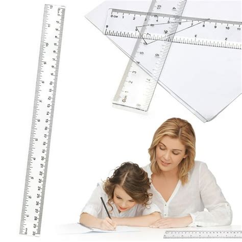 Centimeter Inch Scale Ruler Plastic Ruler Small Ruler For Measuring
