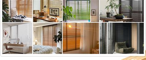 Evozen 2 Inch Cordless Wood Blinds Customizable Wooden Mini Blinds For