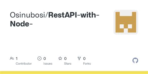 github osinubosi restapi with node