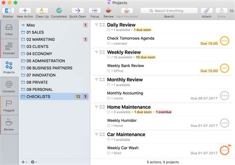 Repeating Daily Tasks Another App OmniFocus For Mac The Omni Group