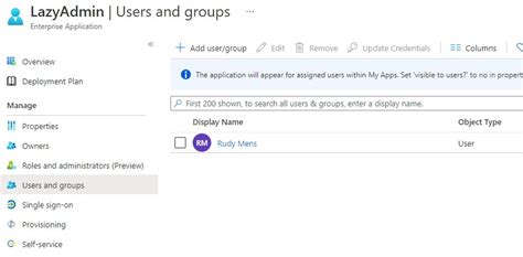 assign users to azure ad application with powershell — lazyadmin