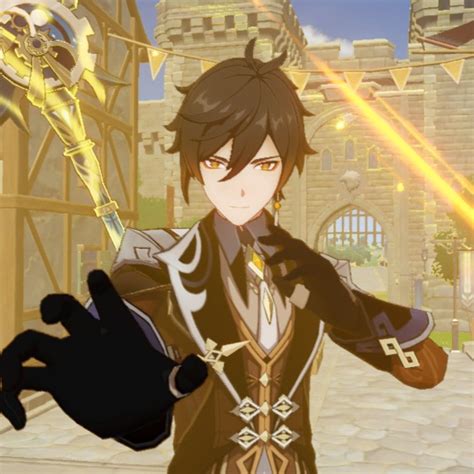 Чжун Ли Anime Art