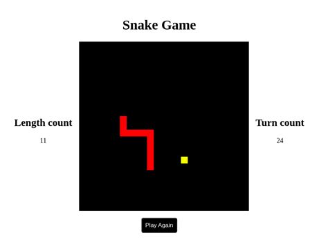 GitHub RoMTHoS Snake Page Web Pour Jouer Au Snake