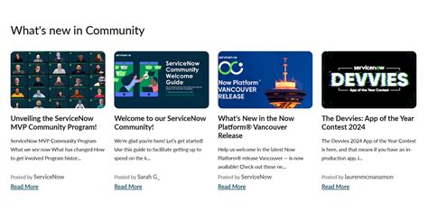Its Been Great To See You On The First Page Of The Servicenow Community For The Latest News On