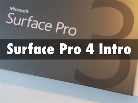 Surface Pro 3 Intro By Mike Welker