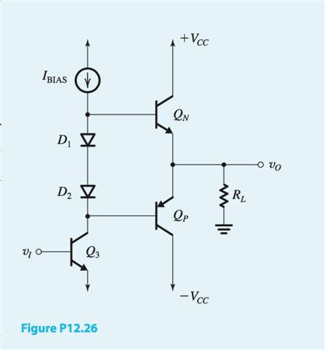 Solved Figure P Shows A Class AB Output Stage Chegg