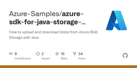 Github Azure Samplesazure Sdk For Java Storage Blob Upload Download How To Upload And