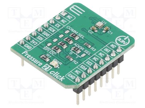 Pressure 21 Click Mikroe Click Board Prototype Board Comp Bmp581 Pressure Sensor Mikroe
