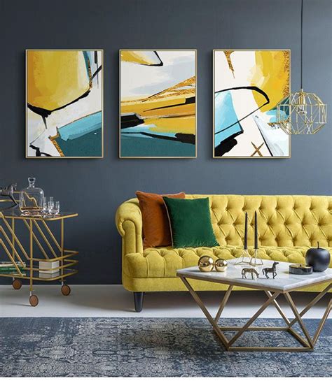 인테리어 소품 골드러쉬 추상 작품 Home Decor Decor Home