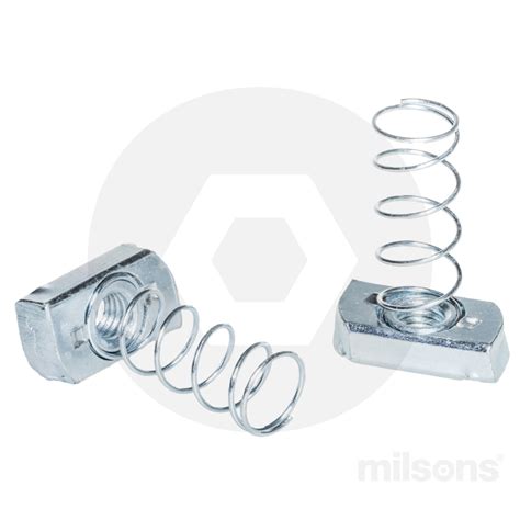Strut Nut Long Spring M8 Milsons