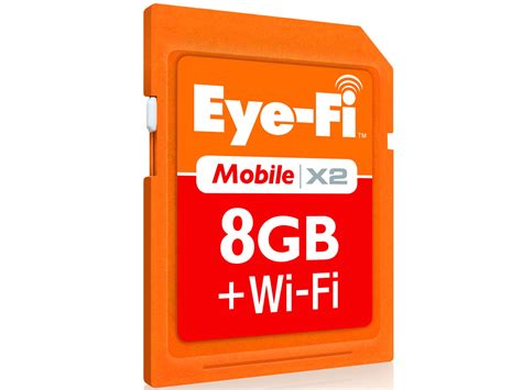 Eye Fi 8 Gbyte Mobile X2 Speicherkarte Verbindet Sich Auch Mit Dem Tablet News
