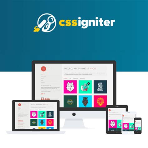 CSS Igniter Nico WordPress Theme GPLRock Com