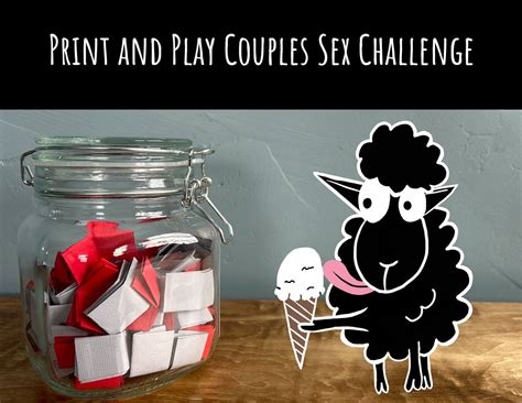 Print And Play Sex Challenge 52 Week Sex And Intimacy Game Etsy