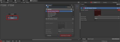 Unity PlayMakerカスタムアクション GetARCameraTextureの使い方 STYLY